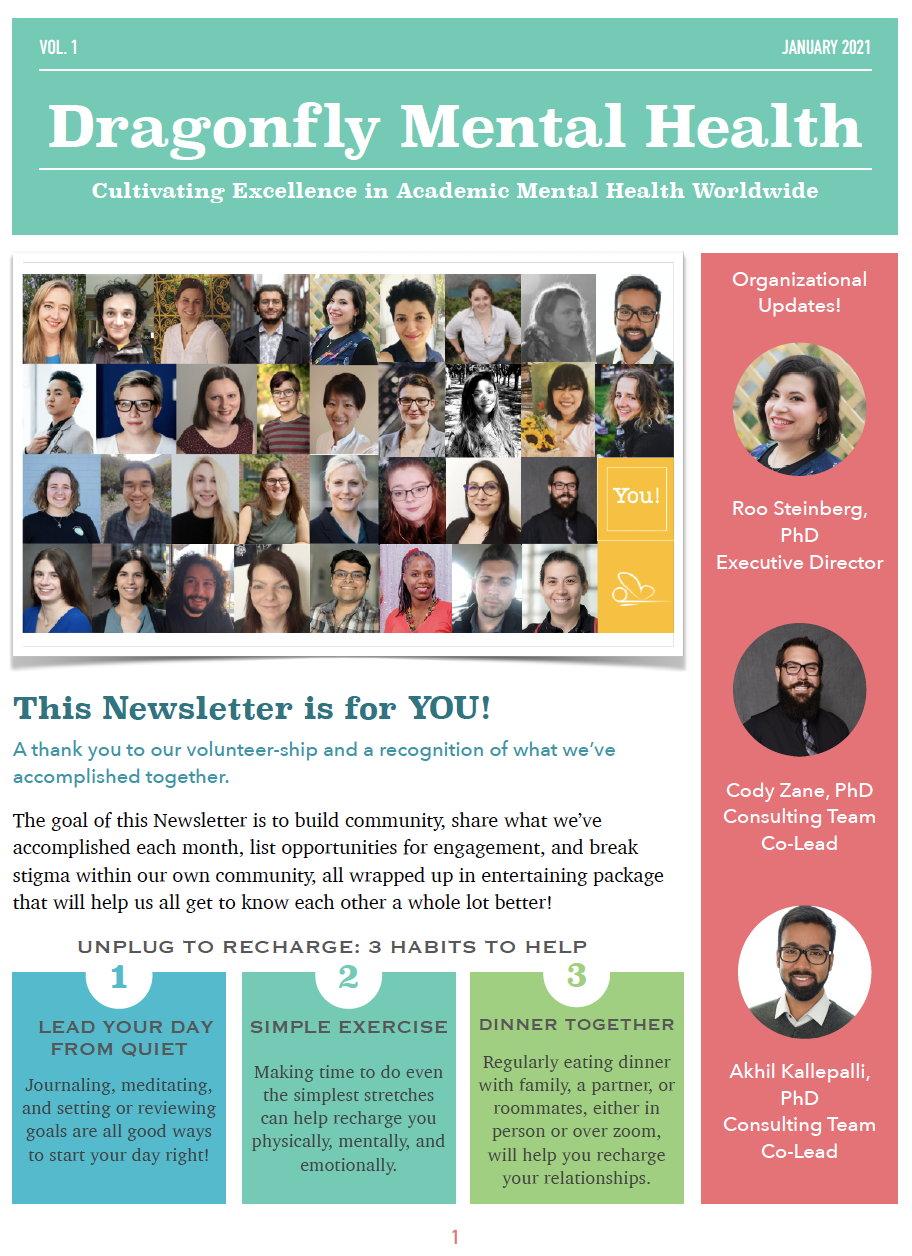 Newsletter | Dragonfly Mental Health